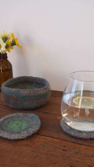 Felted Coaster – Jenny King Designs