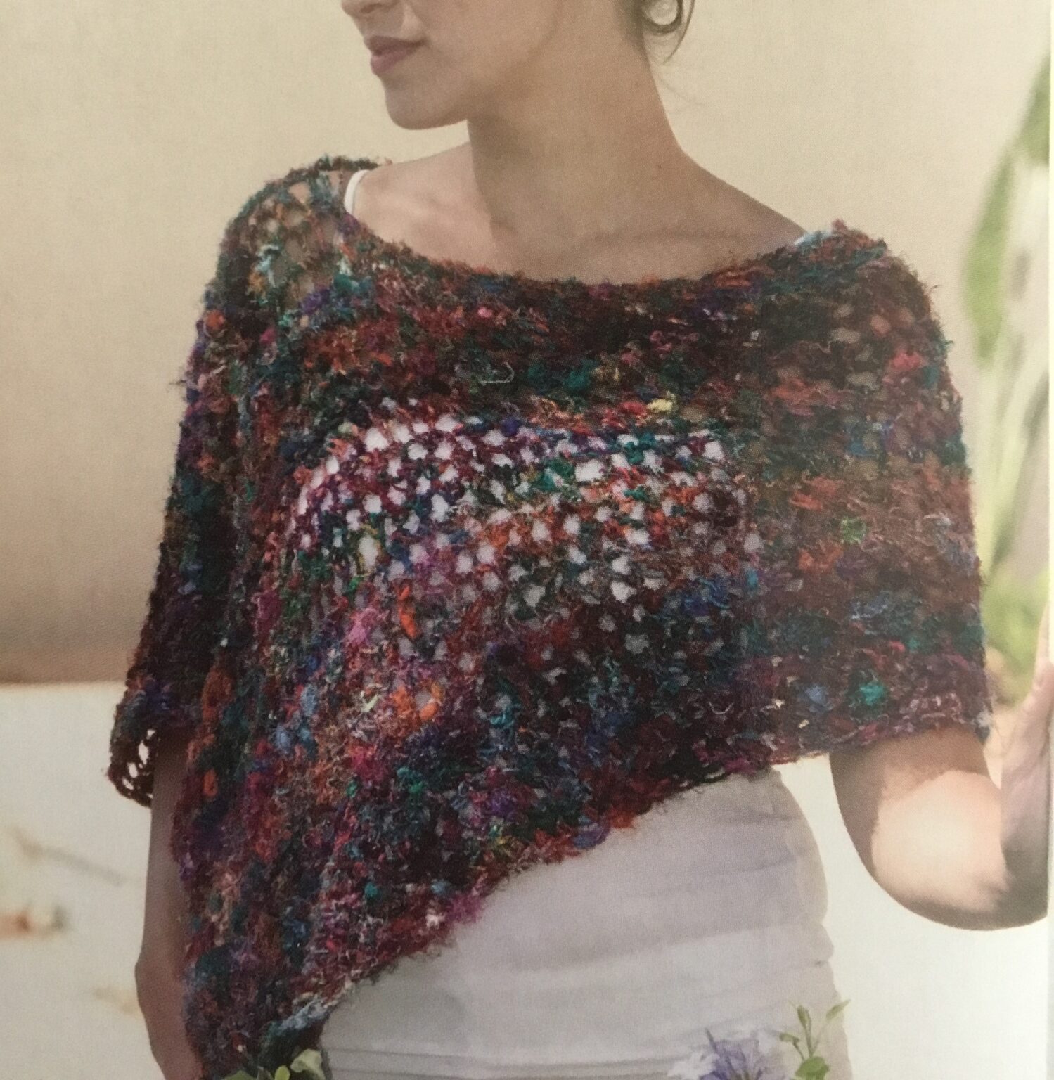 Recycled Sari Silk Poncho – Jenny King Designs