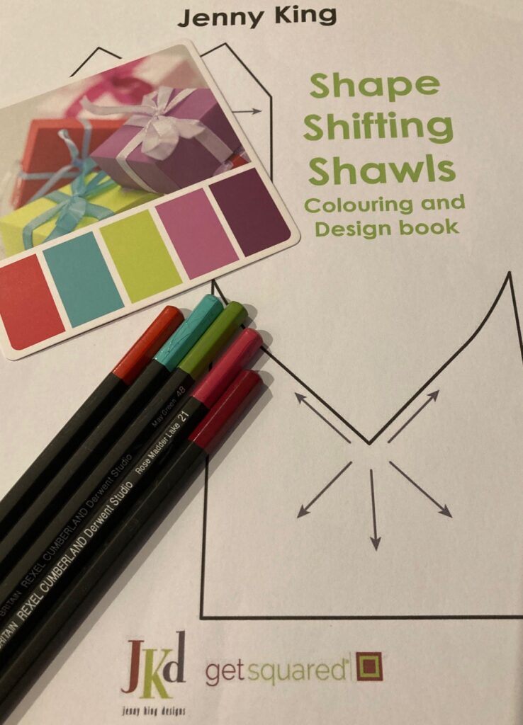 Sensational Shawls! Colouring and Design Book – Jenny King Designs