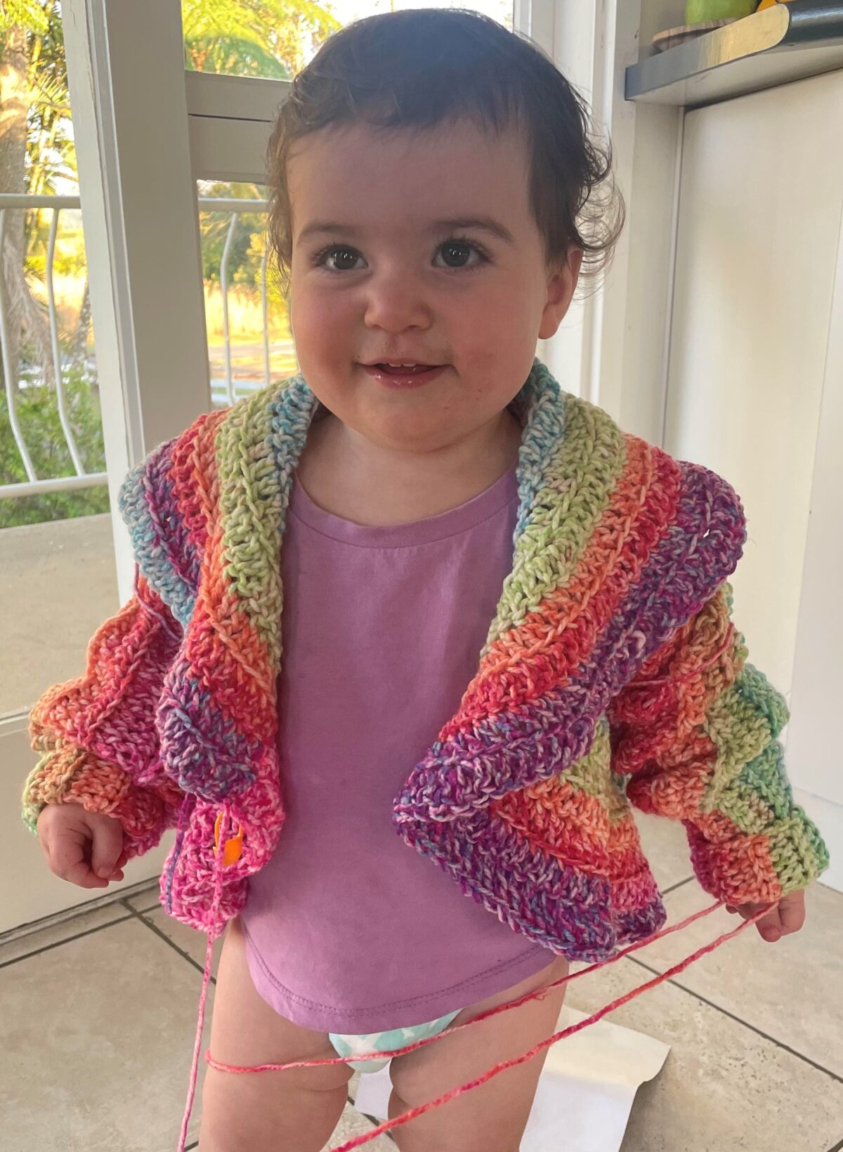 Snuggly Swirl Jacket Child – Jenny King Designs