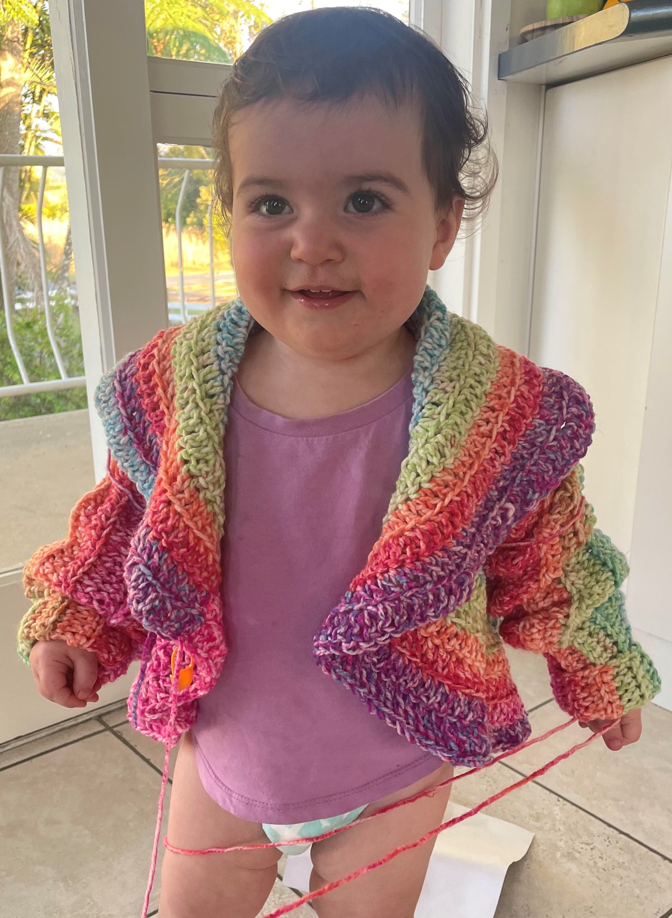 Snuggly Swirl Jacket Child – Jenny King Designs