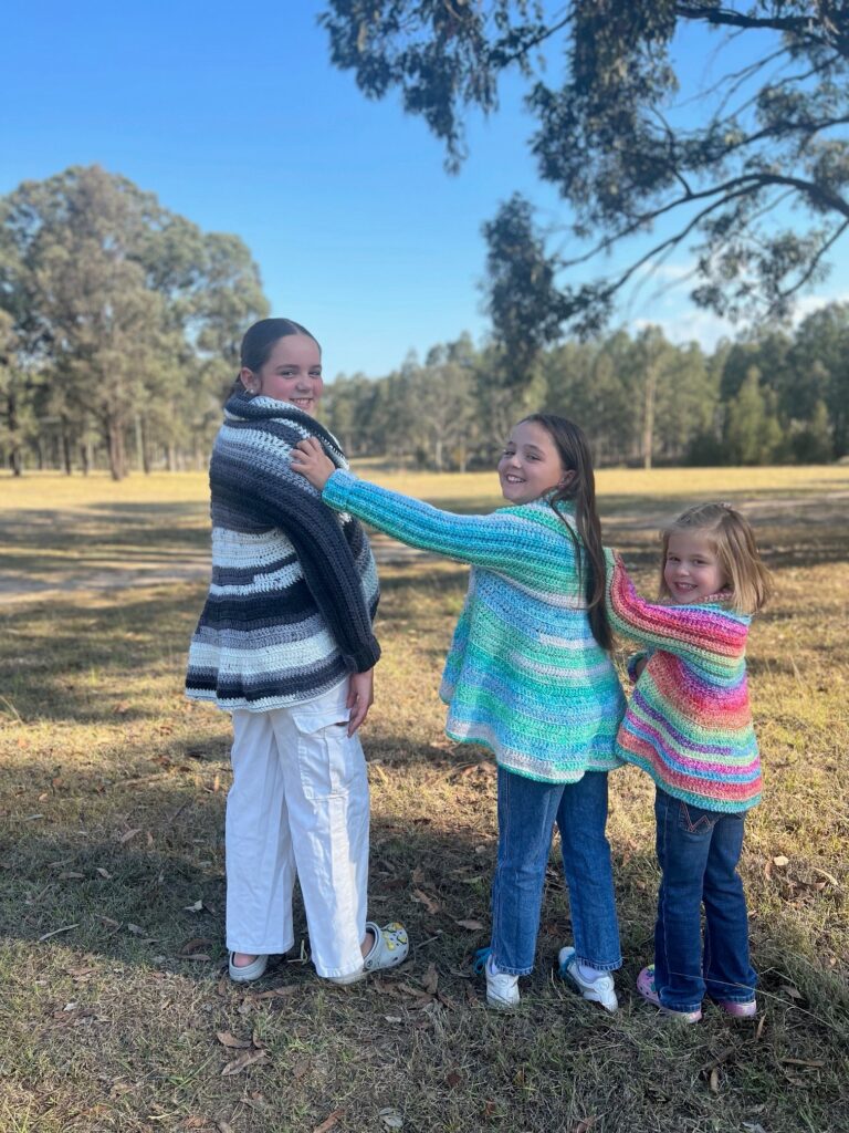 Snuggly Swirl Jacket Child – Jenny King Designs