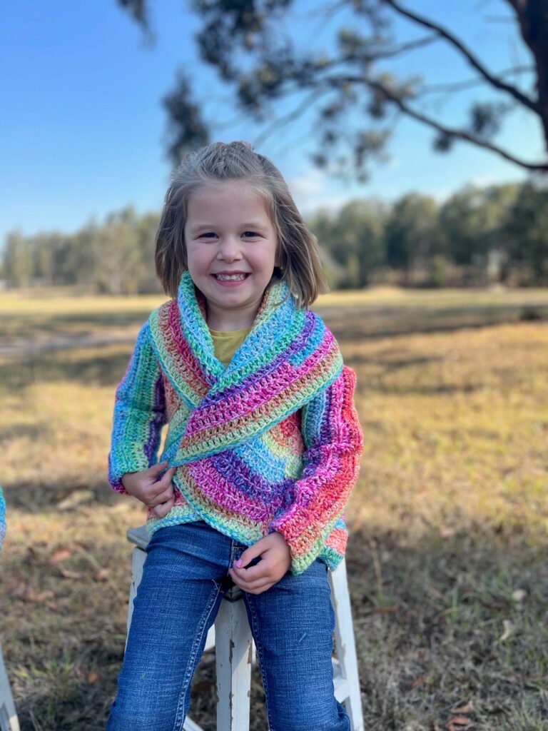 Snuggly Swirl Jacket Child – Jenny King Designs